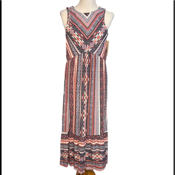 Aztec Rewind | Dresses | Nwts Aztec Rewind Womens Juniors Long Maxi ...